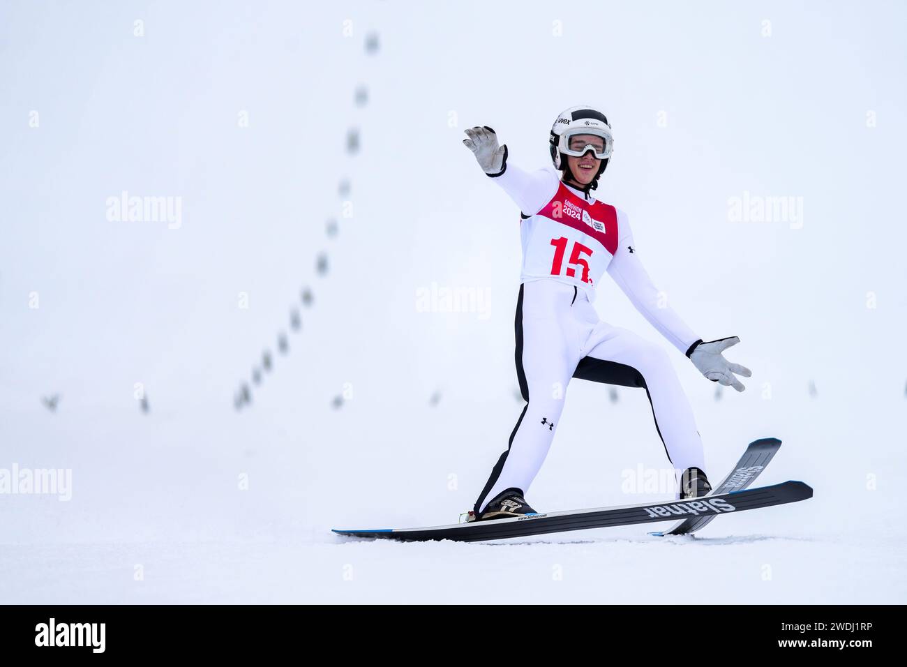 Pyeongchang, South Korea. 21st Jan, 2024. Urban Simnic of Slovenia ...