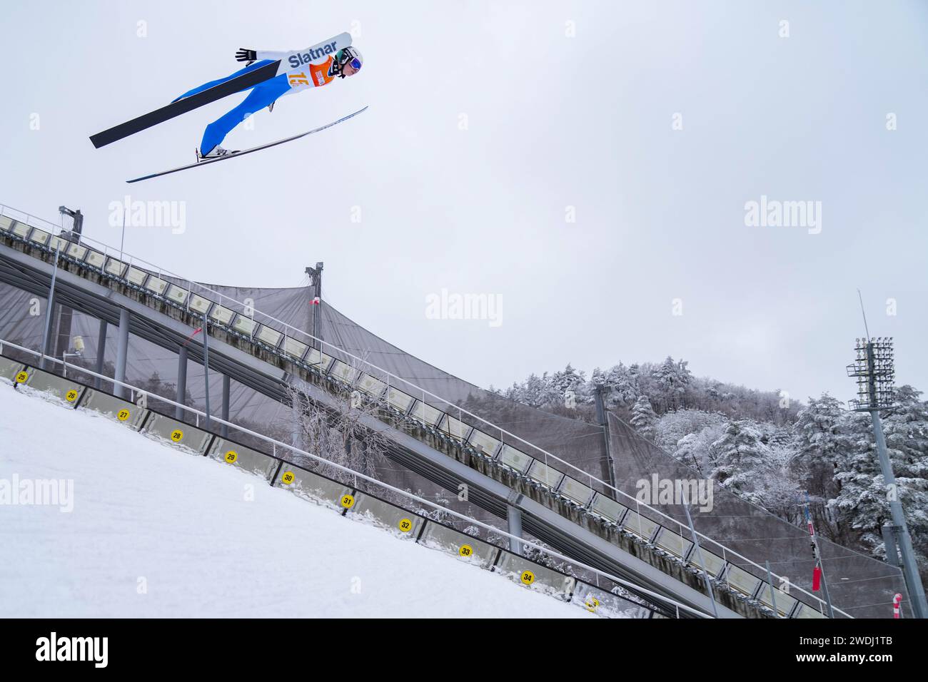 Pyeongchang, South Korea. 21st Jan, 2024. Taja Bodlaj of Slovenia ...