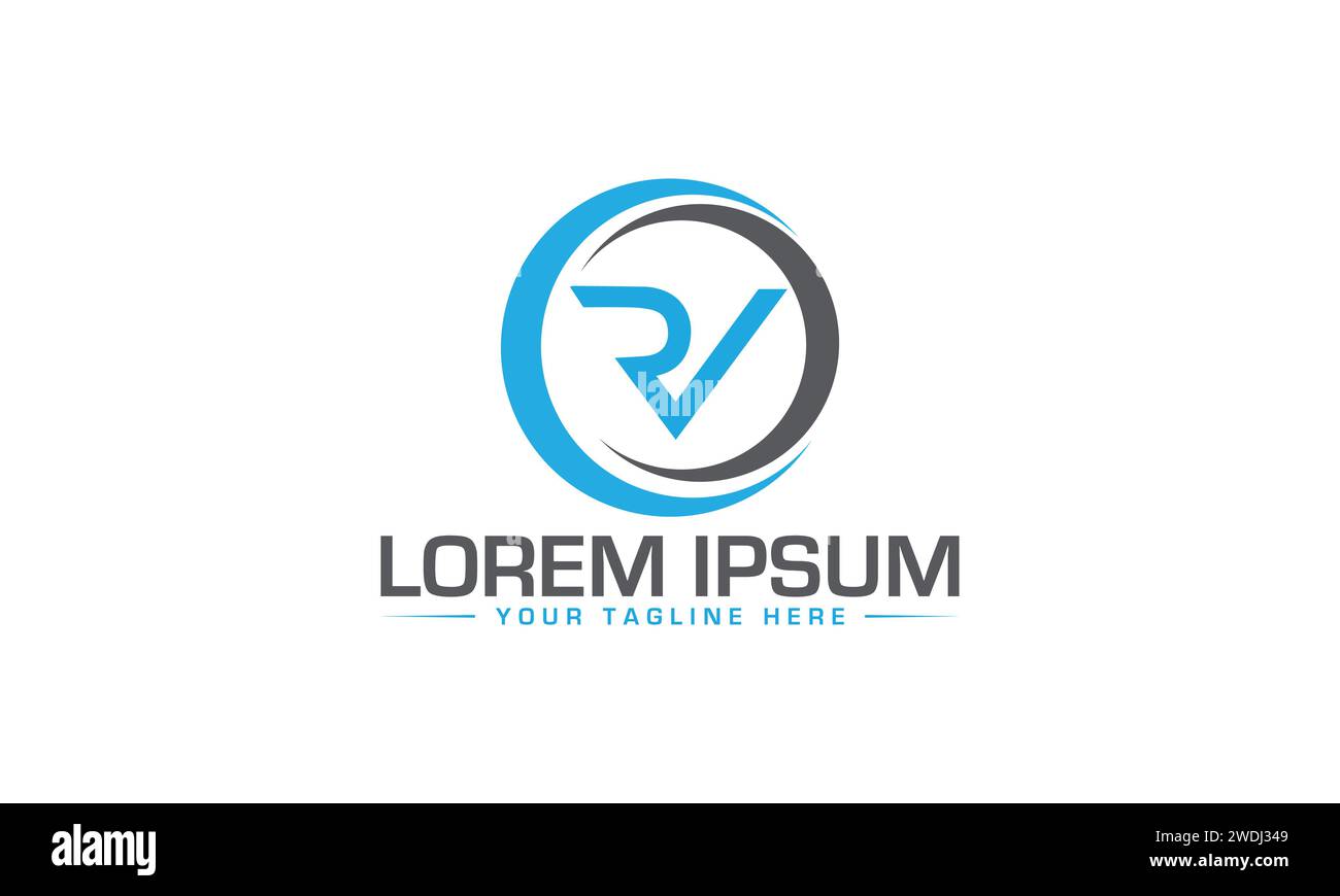 RV Letter Logo Design. Creative and Modern Logo Design Stock Vector Image & Art - Alamy