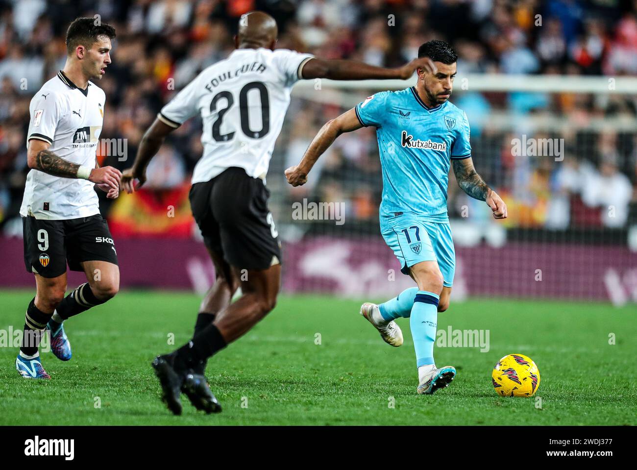 Yuri Berchiche of Athletic Club during the Spanish championship La Liga ...