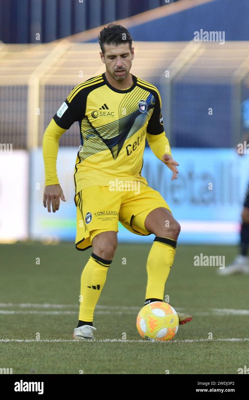 Lecco, Italy. 20th Jan, 2024. Miguel Luis Pinto Veloso (Pisa) during ...