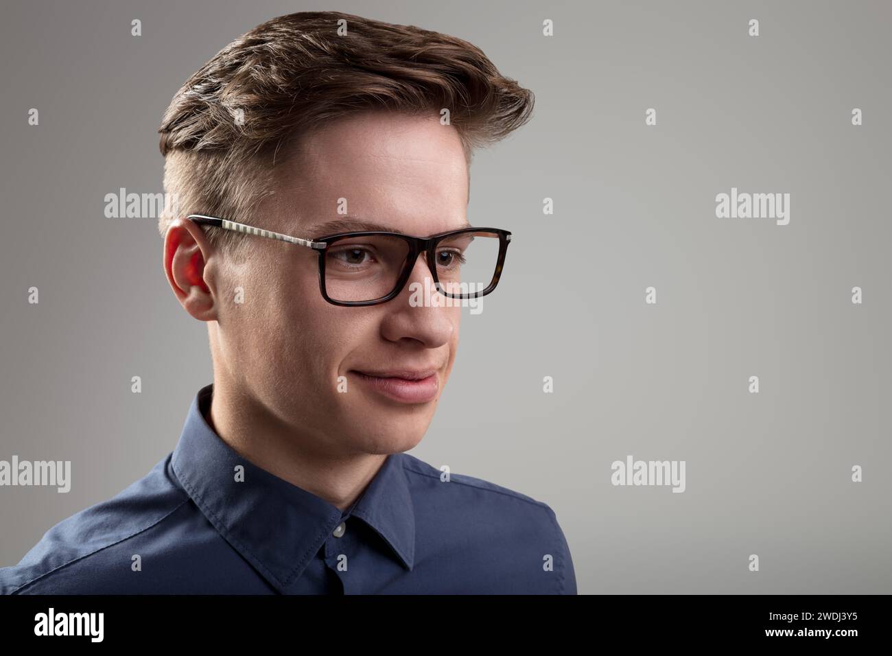 Subtle smirk hi-res stock photography and images - Alamy