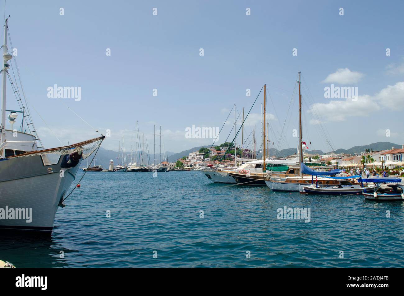 Turkey boats moored hi-res stock photography and images - Alamy