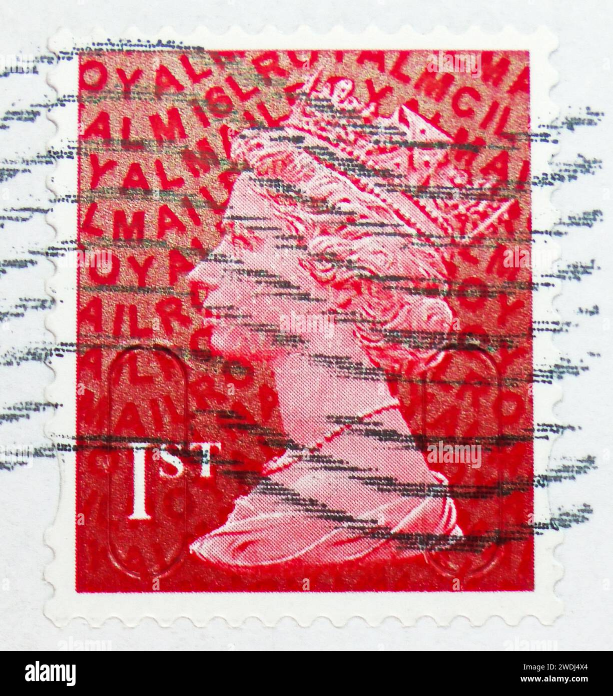 MOSCOW, RUSSIA - DECEMBER 23, 2023: Postage stamp printed in United ...