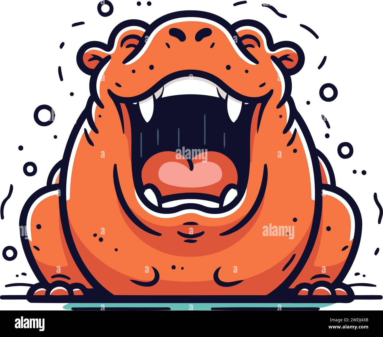 Drawing beaver face animal vector Stock Vector Images - Alamy