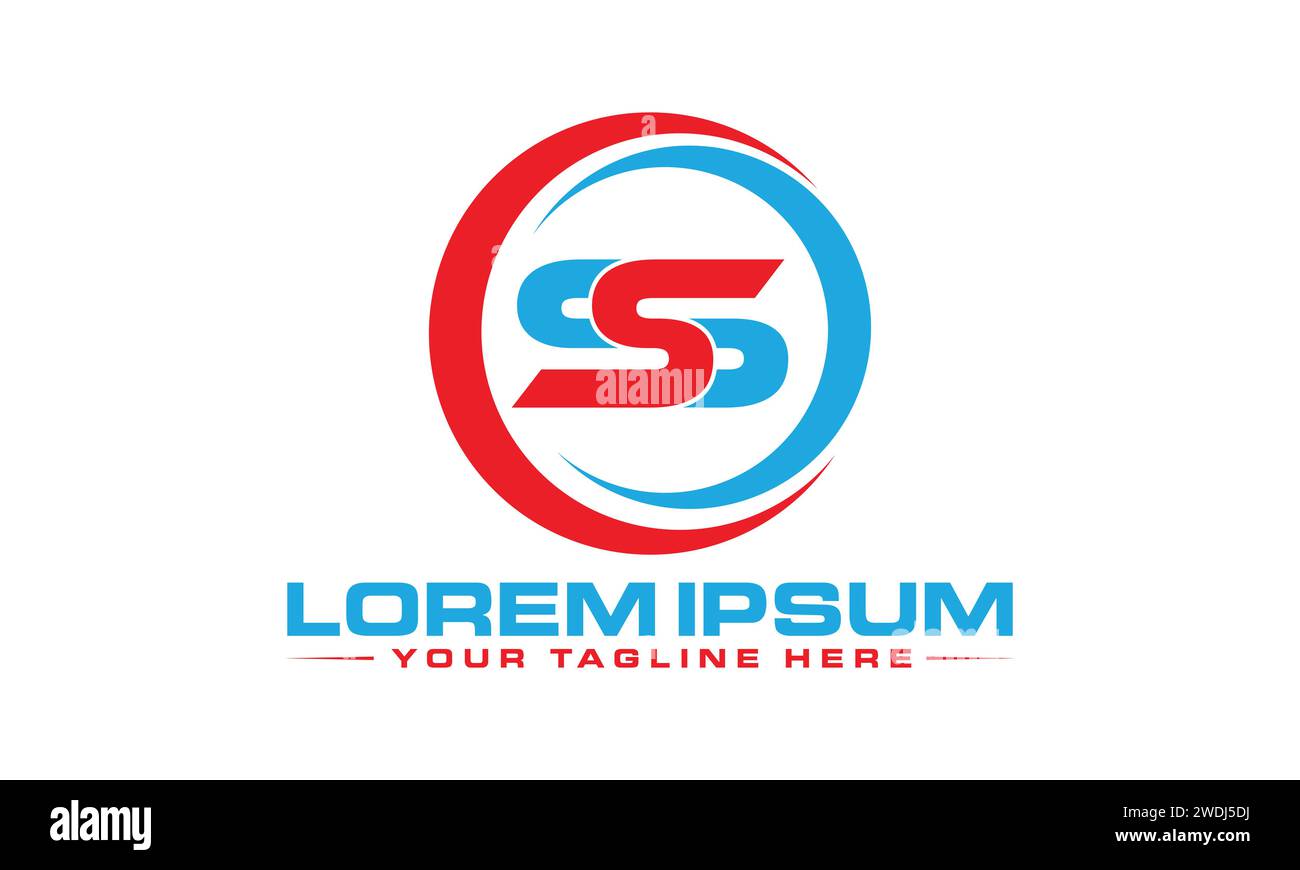 SS Logo Design Stock Vector Image & Art - Alamy