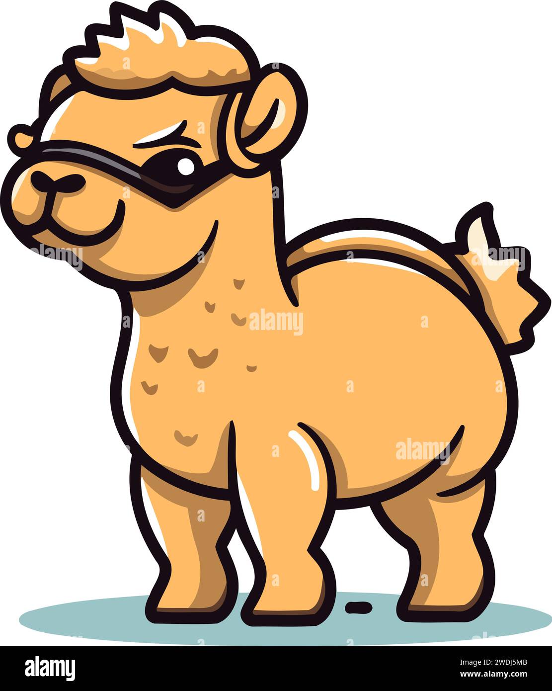 Cute cartoon alpaca hi-res stock photography and images - Alamy