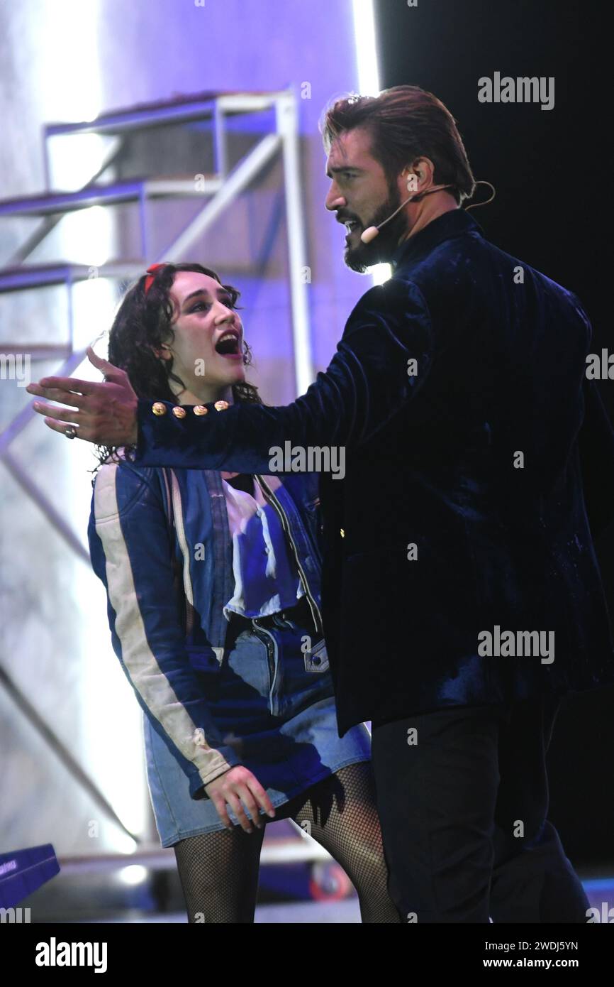 Naples, Italy. 21st Jan, 2024. "Palapartenope" Naples 20-01.2024 ...