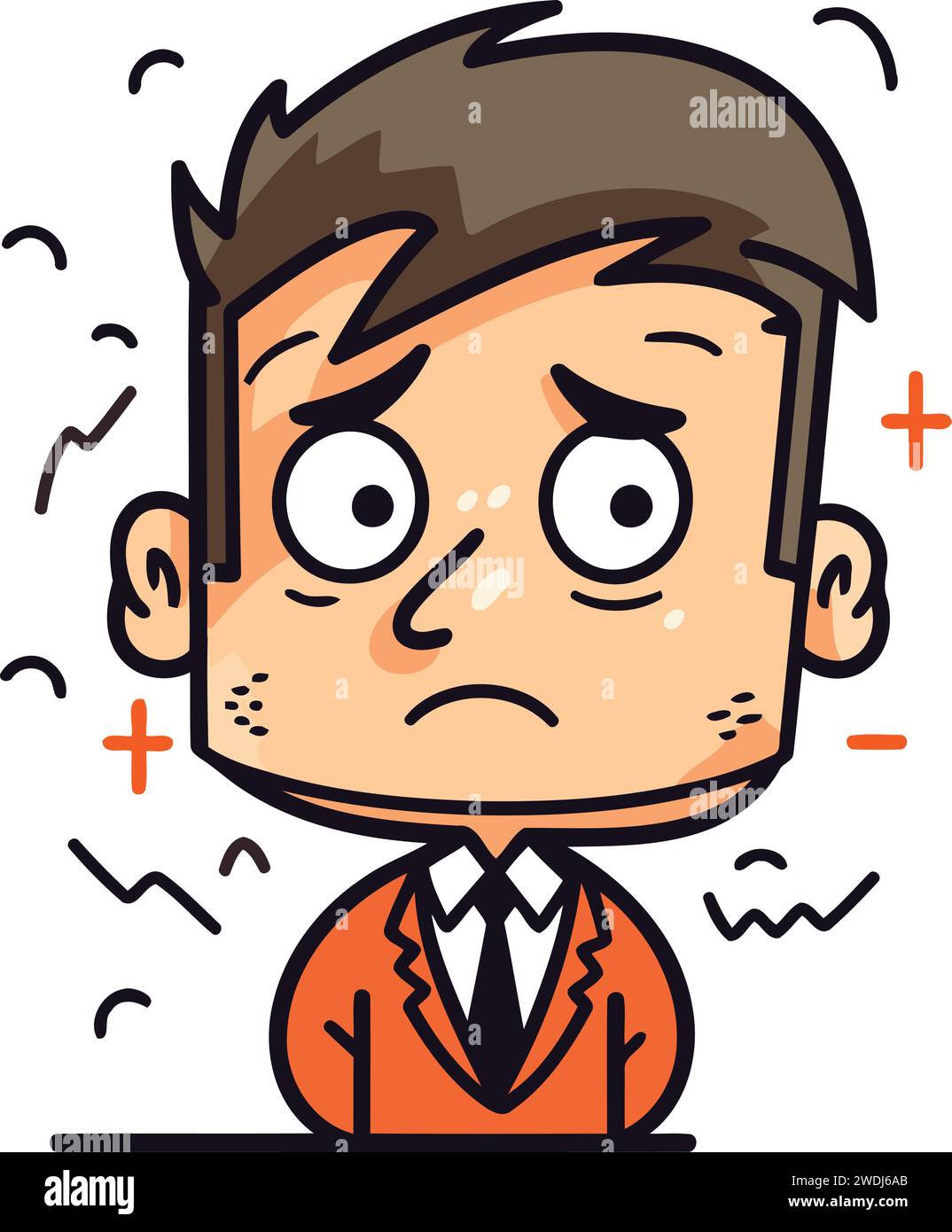 Office worker cartoon Cut Out Stock Images & Pictures - Alamy