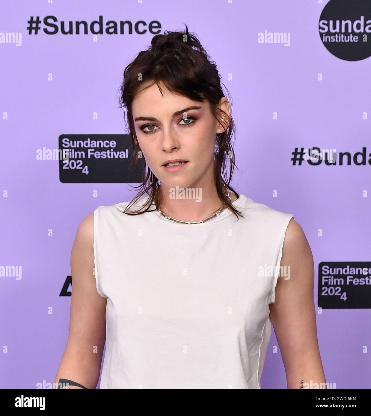 Park City, USA. 20th Jan, 2024. Kristen Stewart attends "Love Lies ...