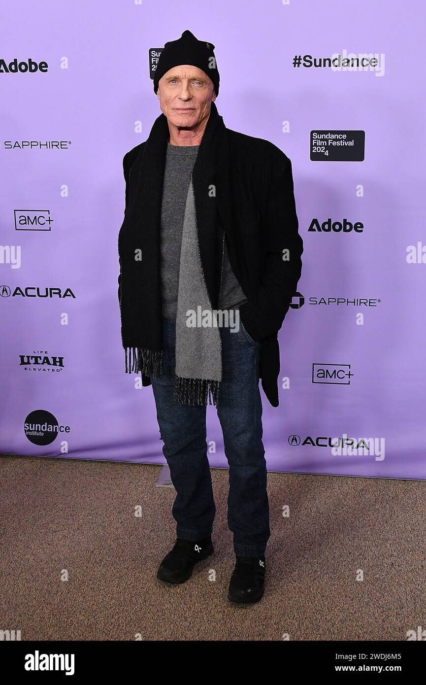 Park City, USA. 20th Jan, 2024. Ed Harris attends "Love Lies Bleeding ...