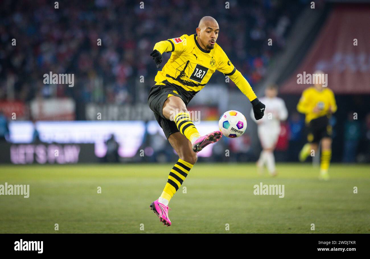 Cologne, Germany. 20th Jan 2024. Donyell Malen (BVB) 1. FC Köln ...