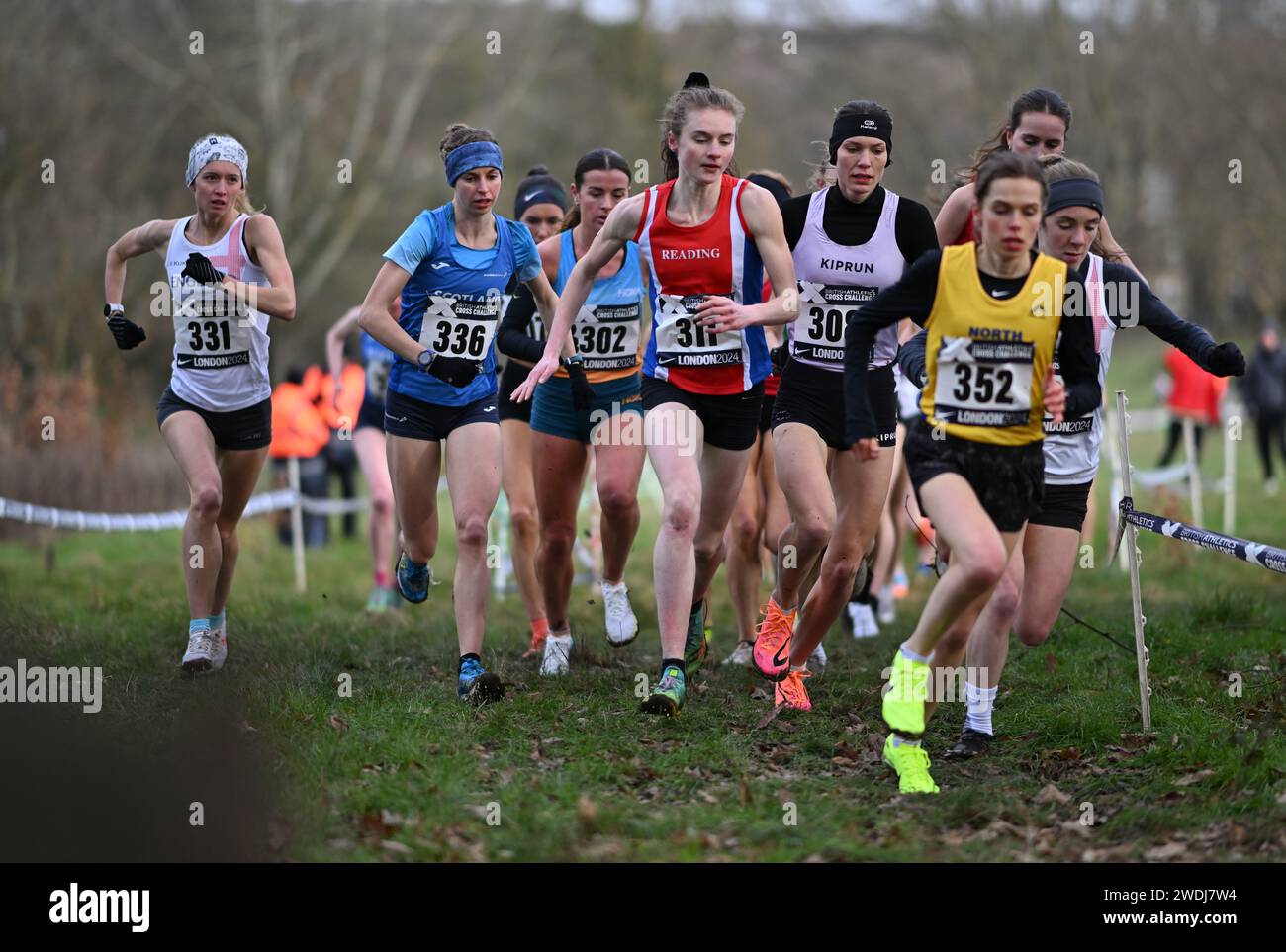 Hampstead, England. 20 January, 2024. Lauren Mcneil and Abbie Donnelly ...