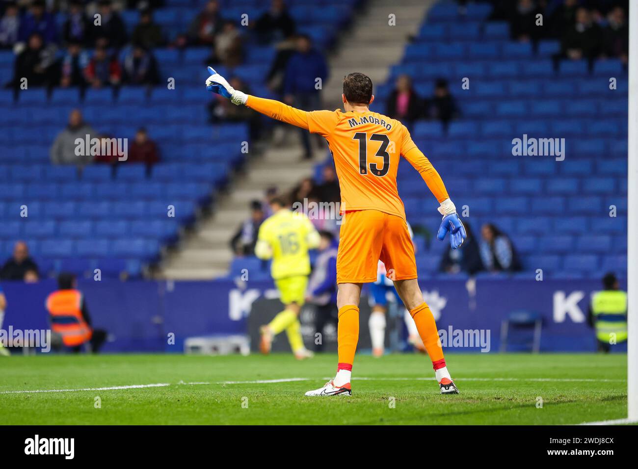 Barcelona, Spain. 20th Jan, 2024. Miguel Angel Morro (13) of Villarreal ...