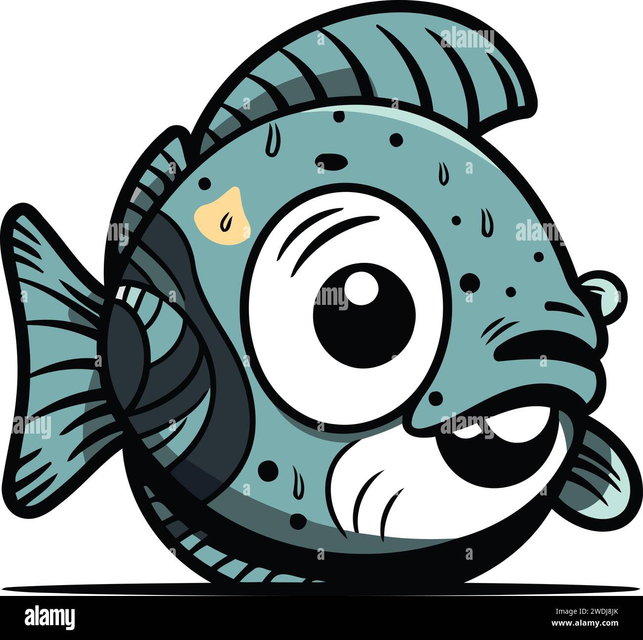 Big fish clipart Stock Vector Images - Alamy