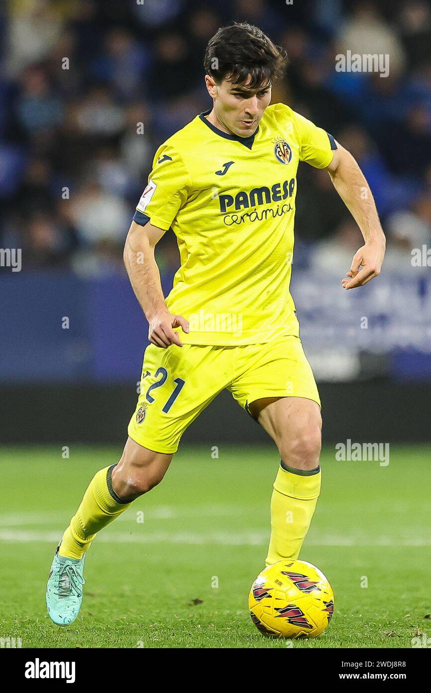 Barcelona, Spain. 20th Jan, 2024. Rodri Alonso (21) of Villarreal B ...