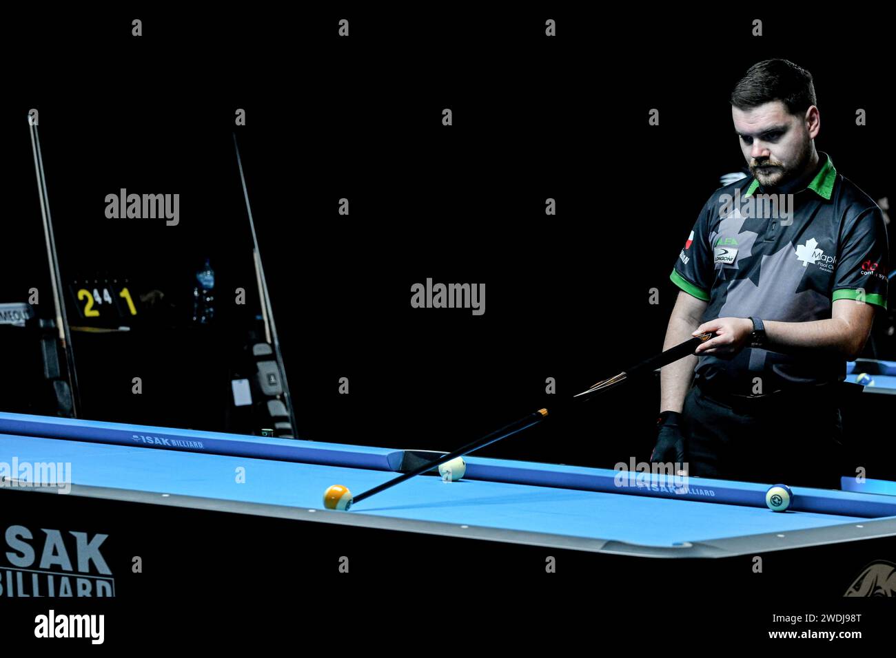 Jakarta, Indonesia. 21st Jan, 2024. David Zalman reacts during the ...