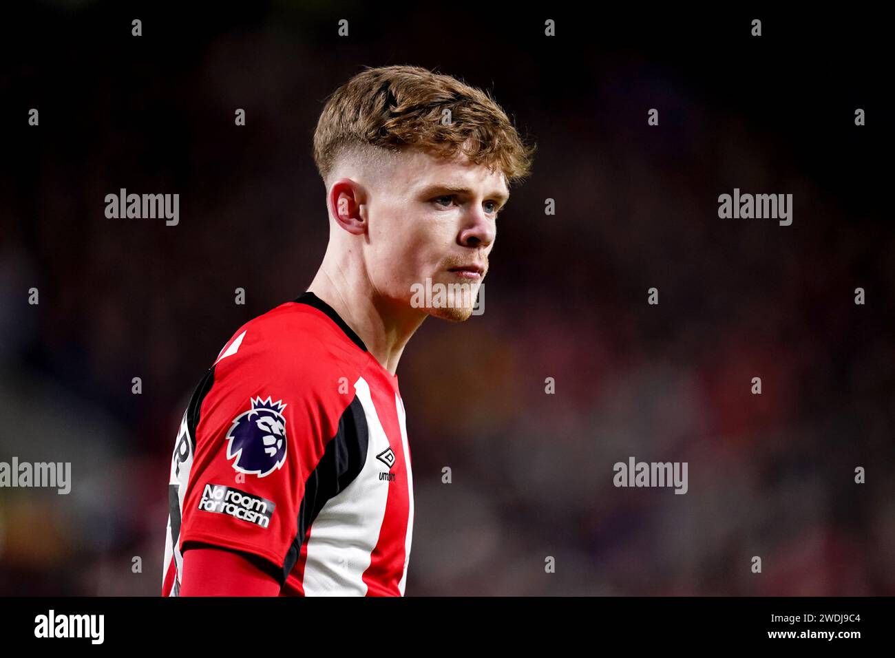 Brentford's Keane Lewis-Potter during the Premier League match at the ...