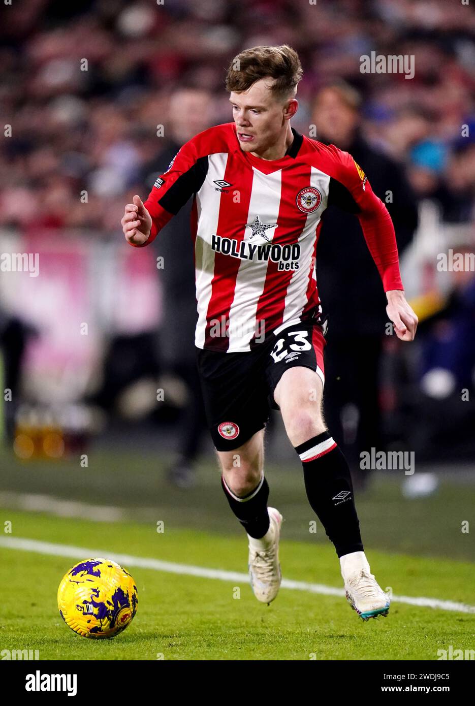 Brentford's Keane Lewis-Potter during the Premier League match at the ...