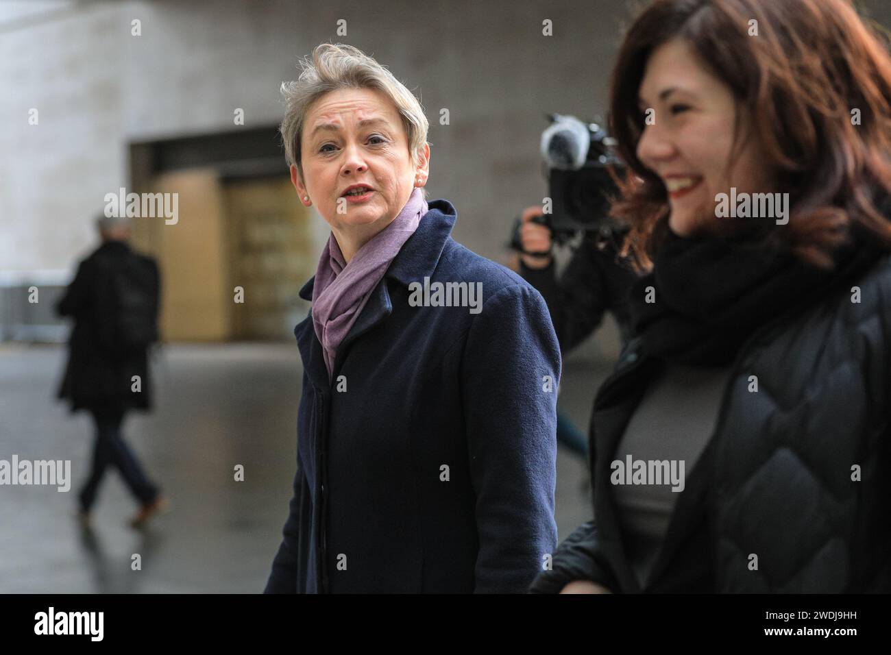 London, UK. 21st Jan, 2024. Yvette Cooper, MP, Shadow Home Secretary ...