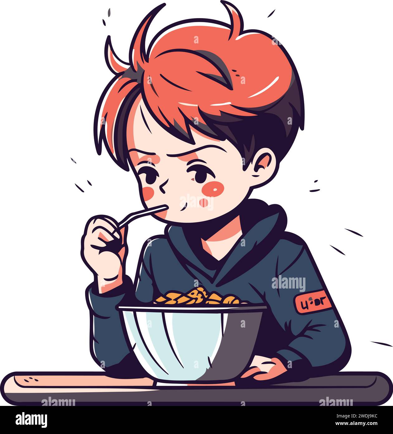 Cartoon cornflakes Cut Out Stock Images & Pictures - Alamy
