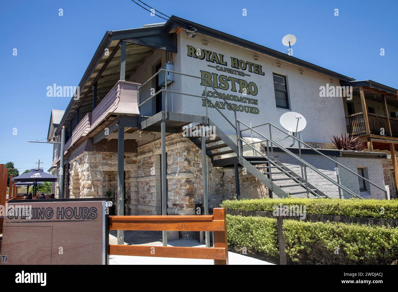 Capertee village on the Castlereagh highway between Lithgow and Mudgee ...