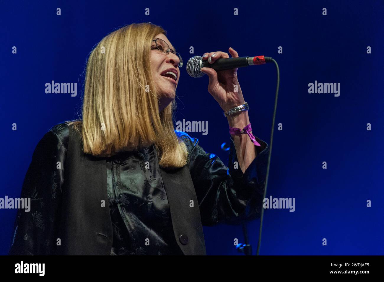 Mary Weiss performs on stage during Primavera Sound Festival 2008 at ...