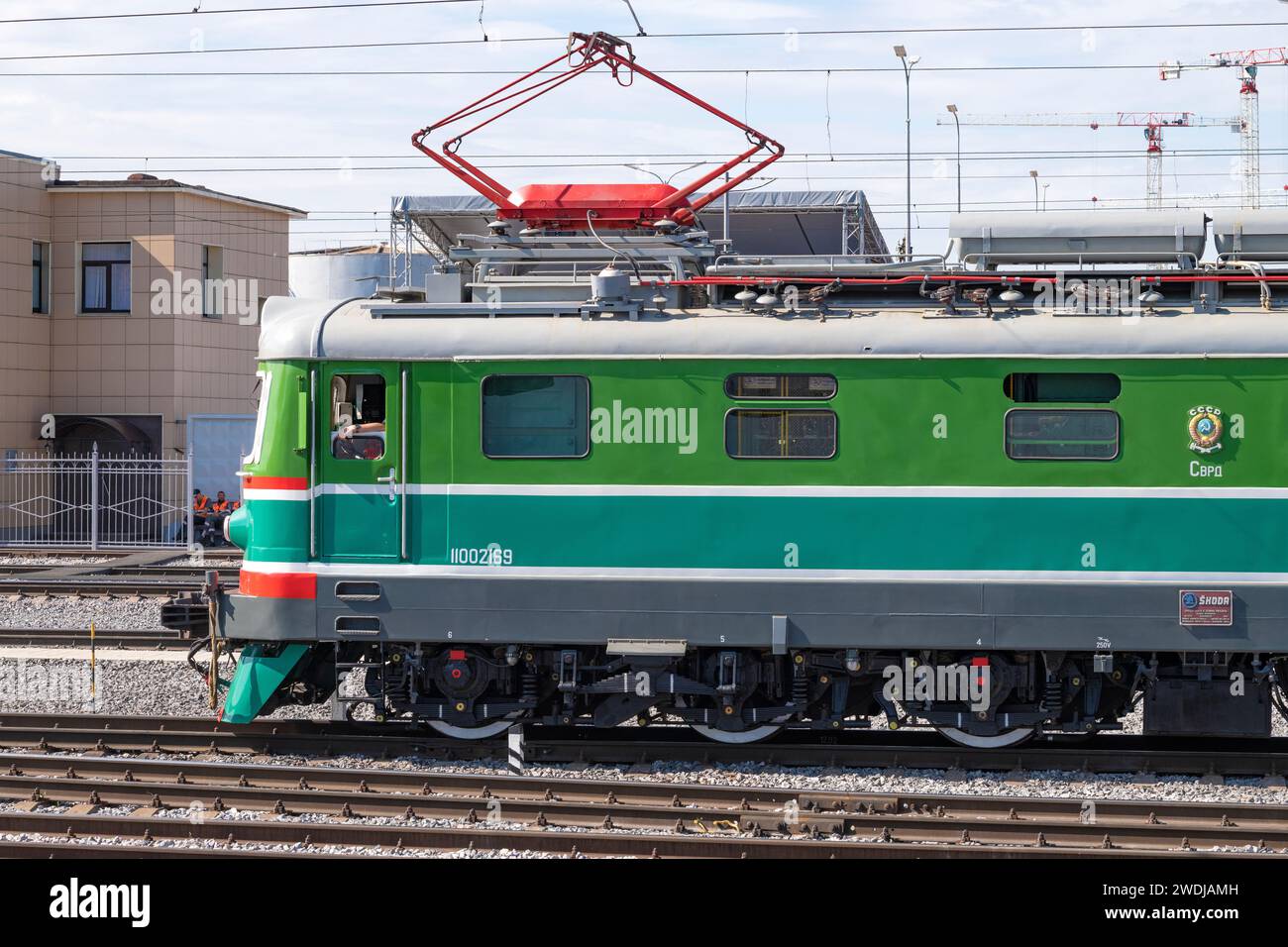Old electric locomotive hi-res stock photography and images - Alamy