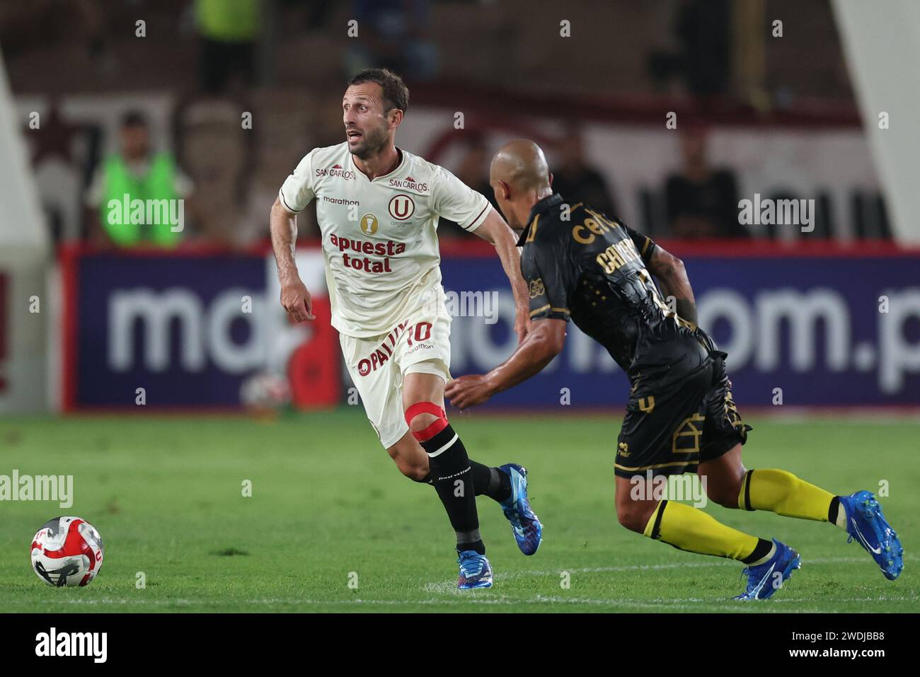 Lima, Peru. 20th Jan, 2024. Horacio Calcaterra of Universitario de ...