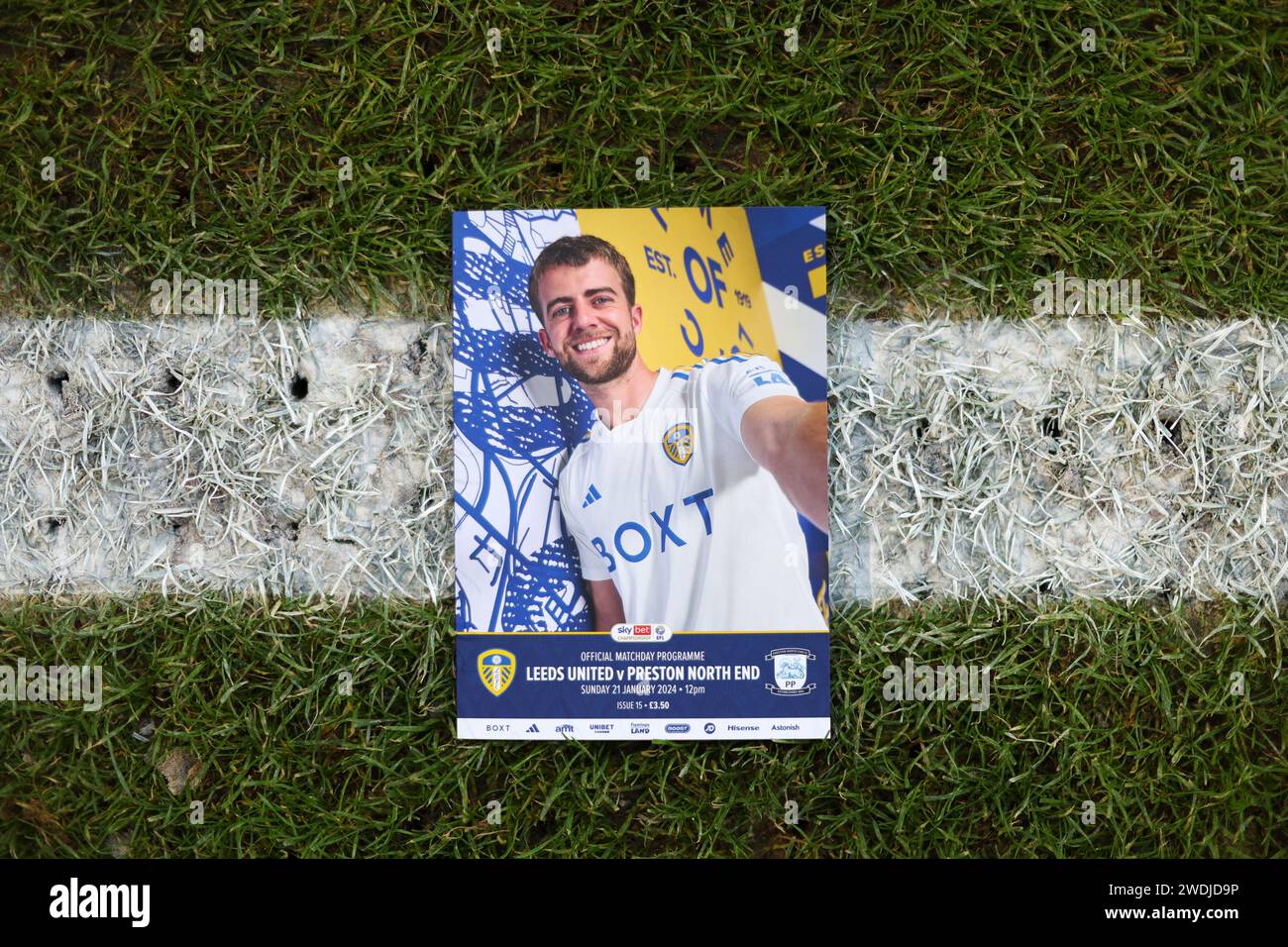 Leeds match day programme hi-res stock photography and images - Alamy