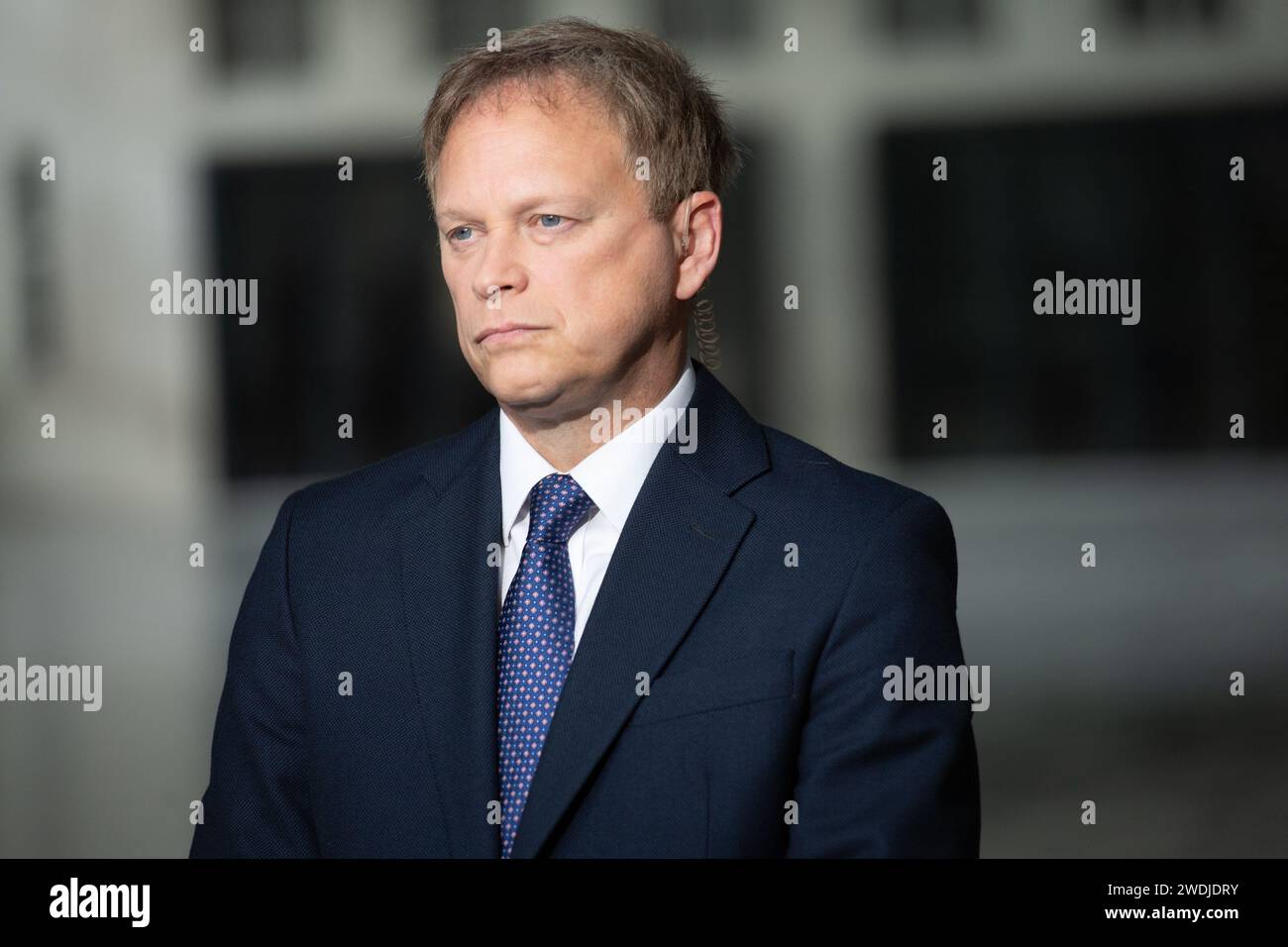 London, UK. 21 Jan 2024. Grant Shapps - Secretary of State for Defence ...
