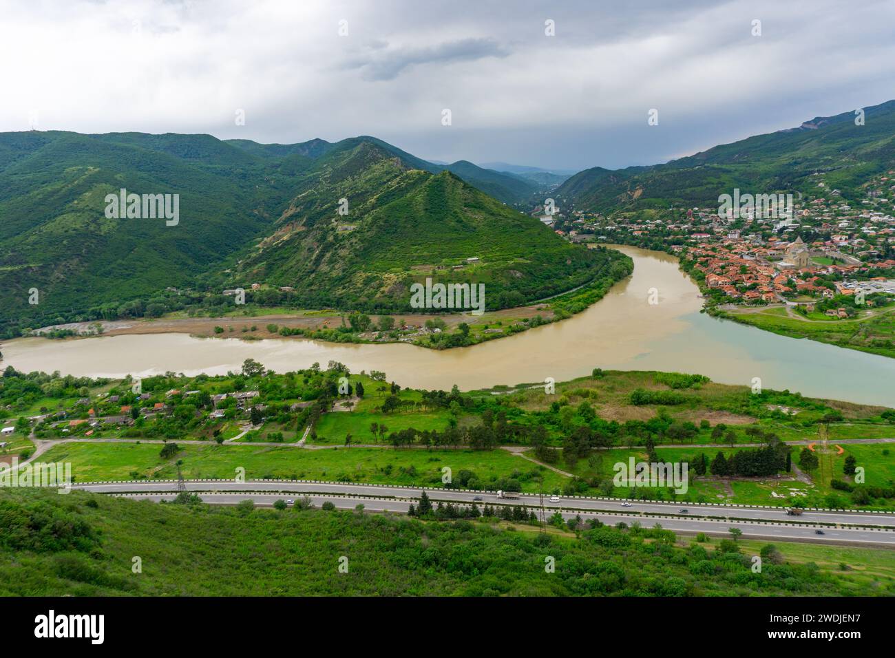 Mtkvari River in Georgia Stock Photo - Alamy