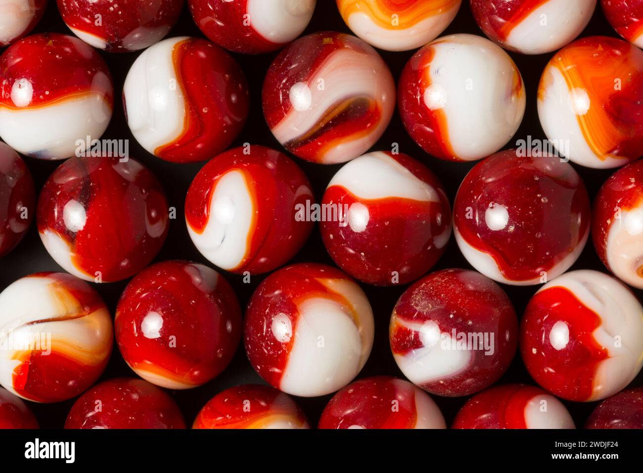 A colorful collection of glass marbles Stock Photo - Alamy