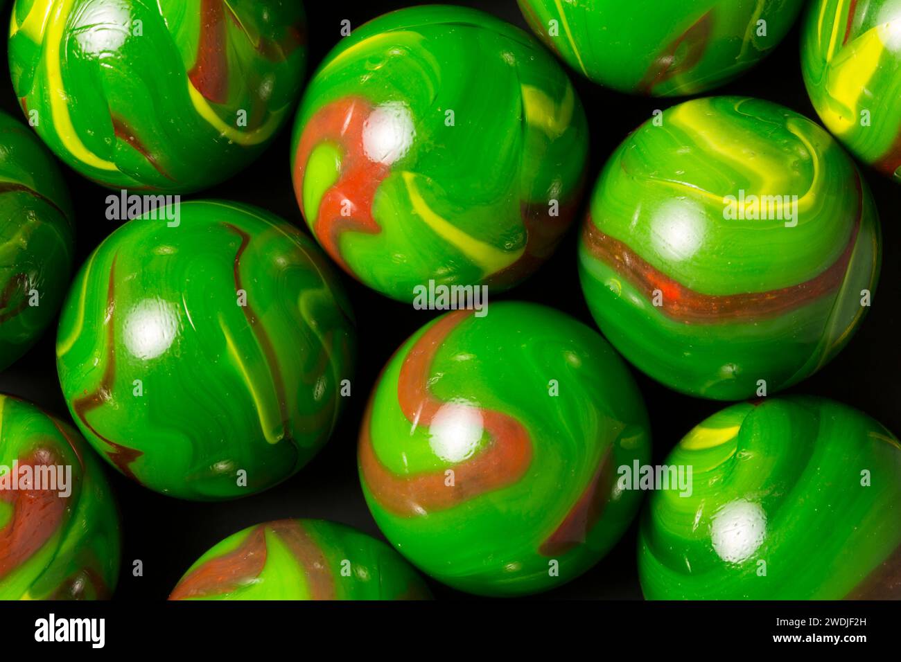 A colorful collection of glass marbles Stock Photo - Alamy