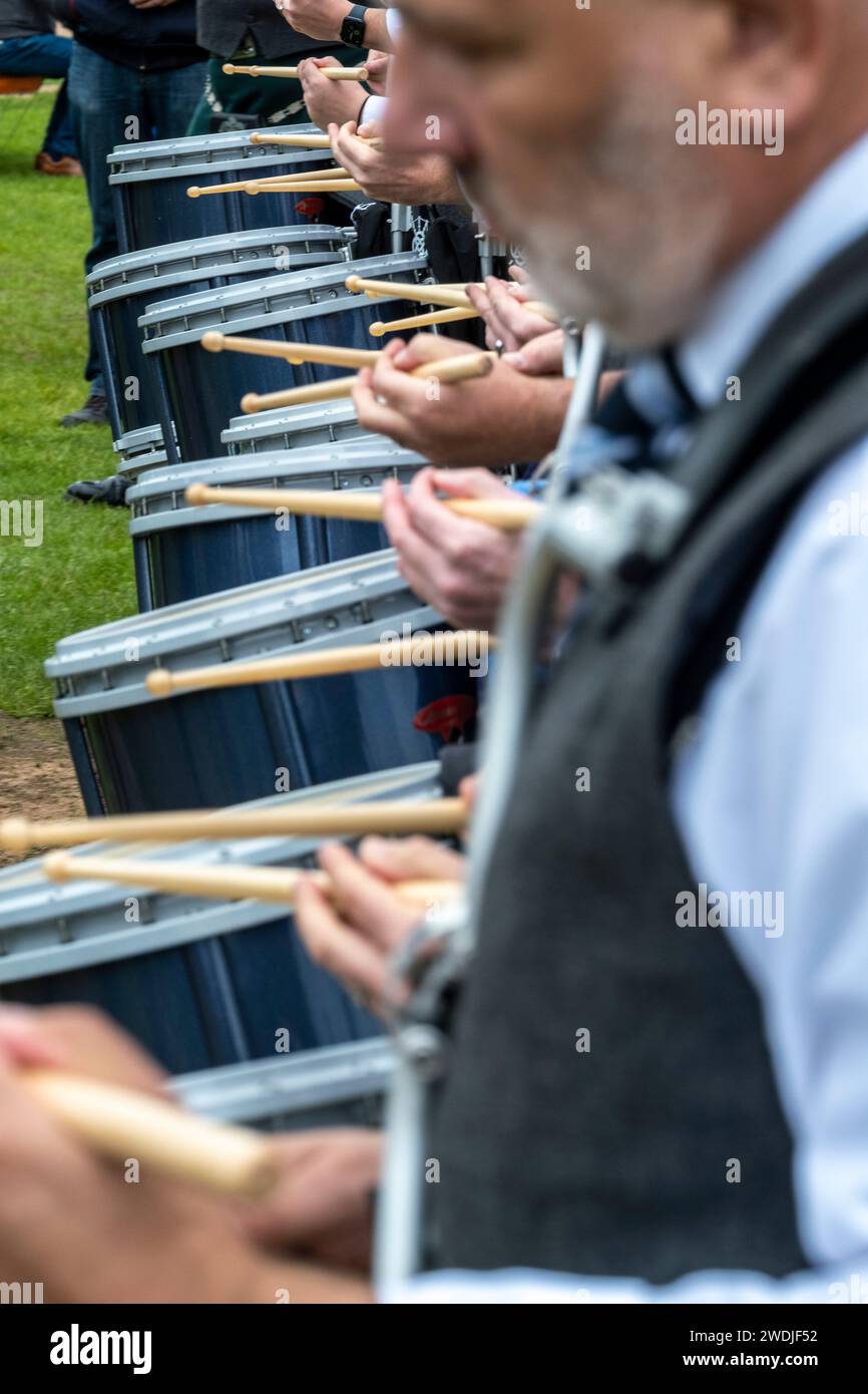 Pipe Bands at the World Pipe Band Competition Stock Photo - Alamy