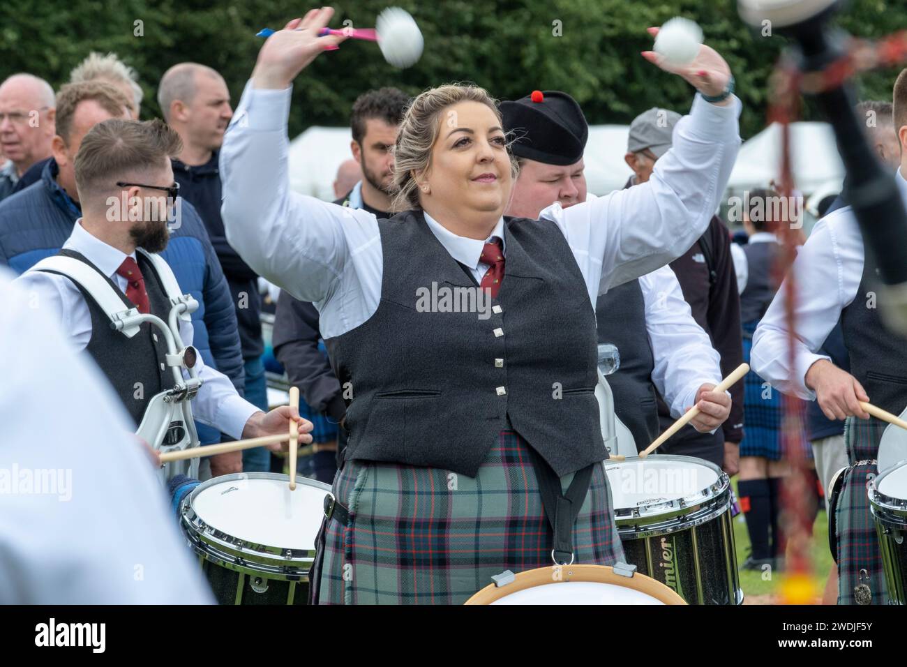 Pipe Bands at the World Pipe Band Competition Stock Photo - Alamy