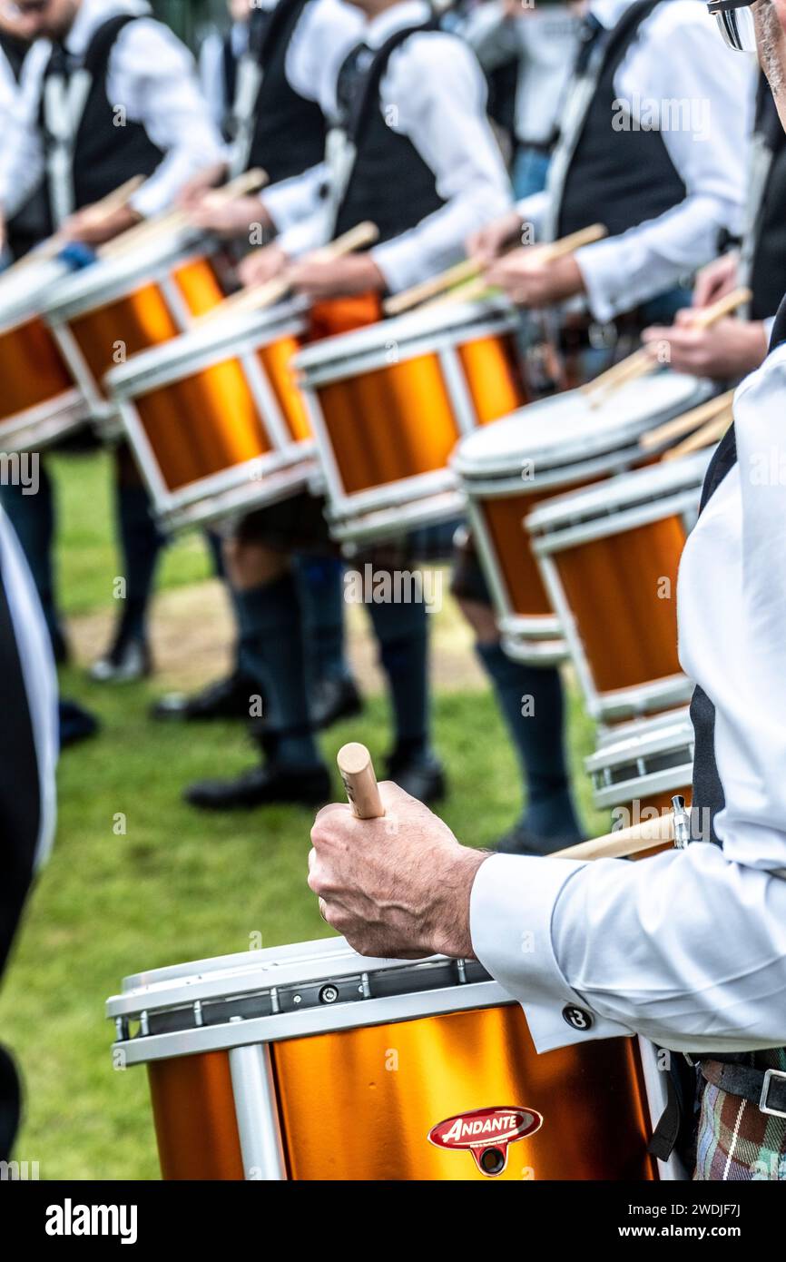 Pipe Bands at the World Pipe Band Competition Stock Photo - Alamy
