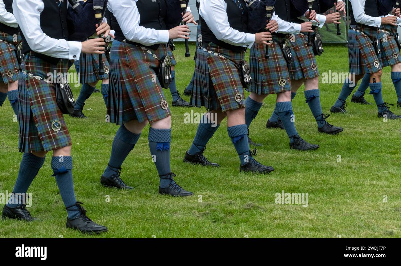 Pipe Bands at the World Pipe Band Competition Stock Photo - Alamy