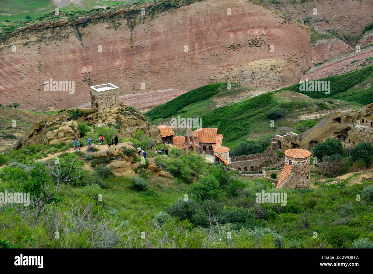 David Gareja mountain monastery, Georgia Stock Photo - Alamy