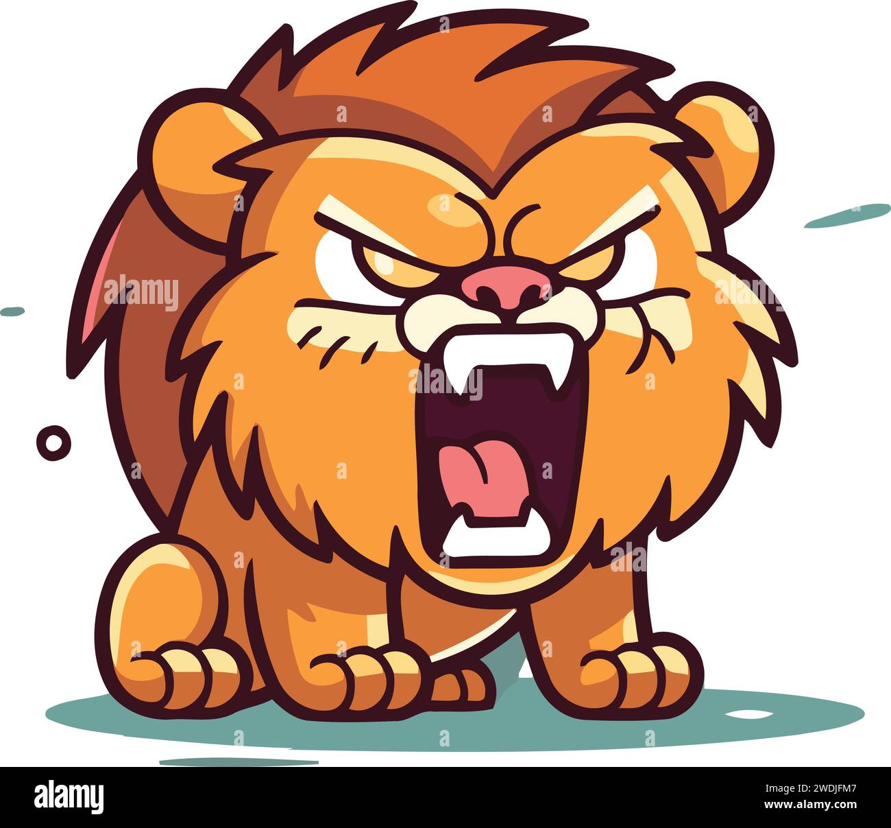 Angry lion drawing hi-res stock photography and images - Alamy