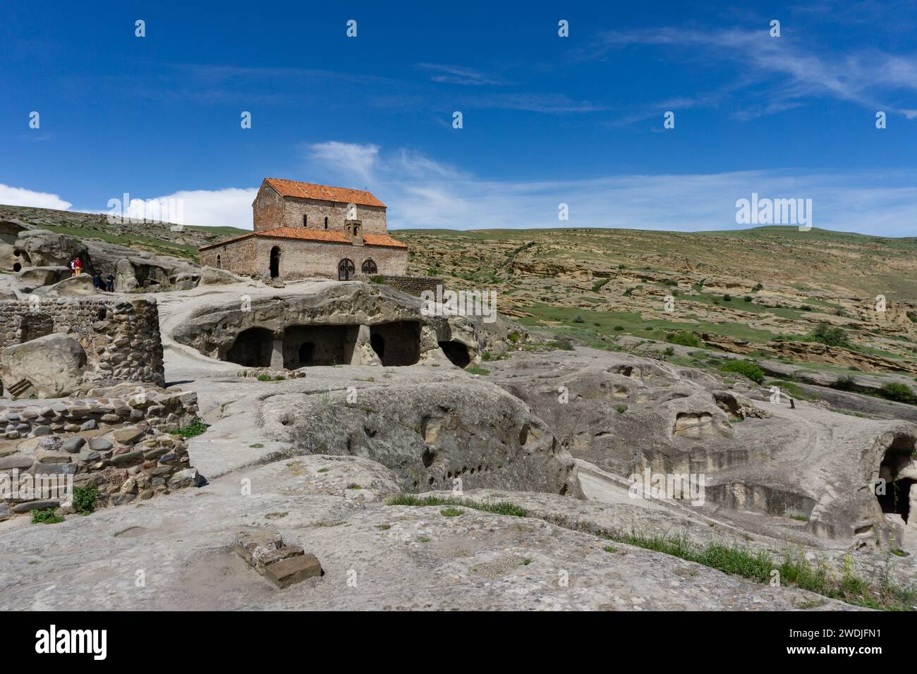 cave city of Uplistsikhe ancient pre-Christian rock-cut city and ...
