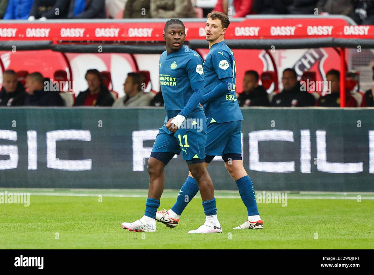 UTRECHT, 21-01-2024, Stadion Galgenwaard, Stadium of FC Utrecht, Dutch ...