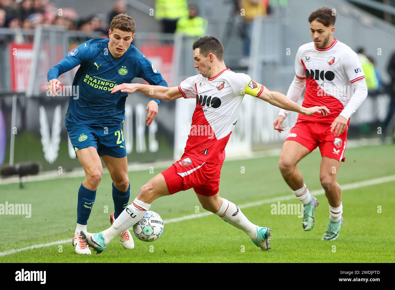 UTRECHT, 21-01-2024, Stadion Galgenwaard, Stadium of FC Utrecht, Dutch ...