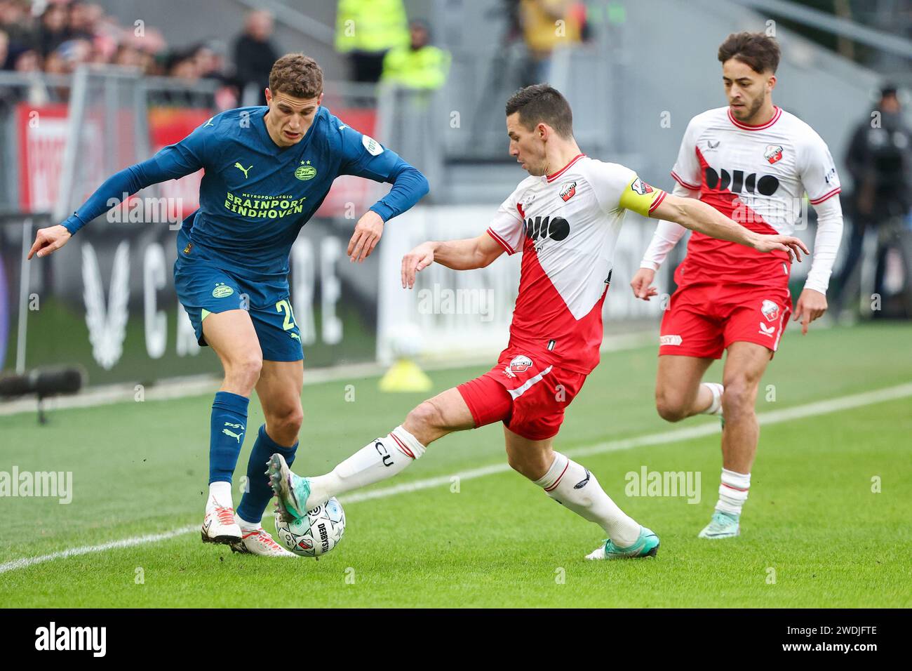 UTRECHT, 21-01-2024, Stadion Galgenwaard, Stadium of FC Utrecht, Dutch ...