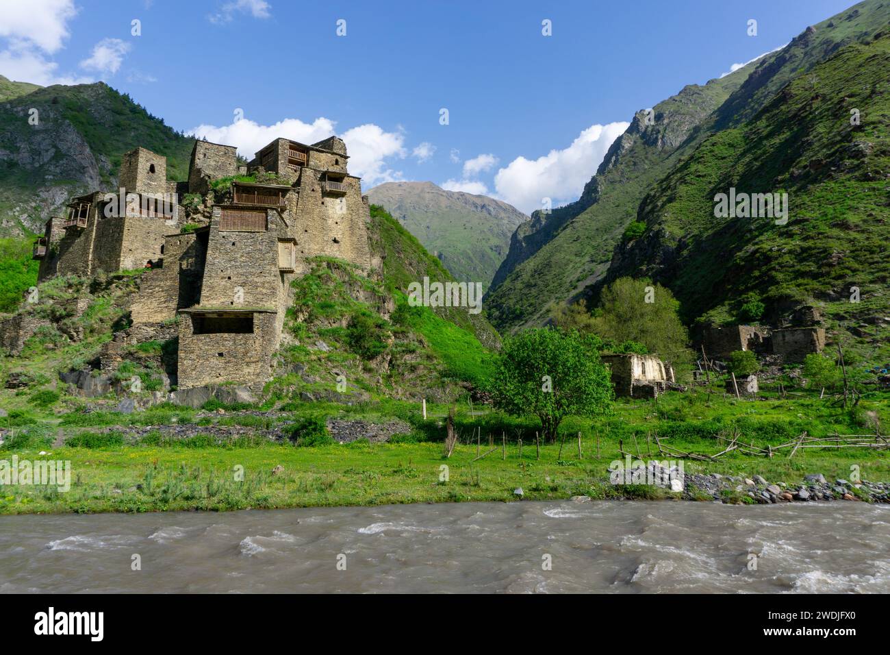 Shatili village hi-res stock photography and images - Alamy