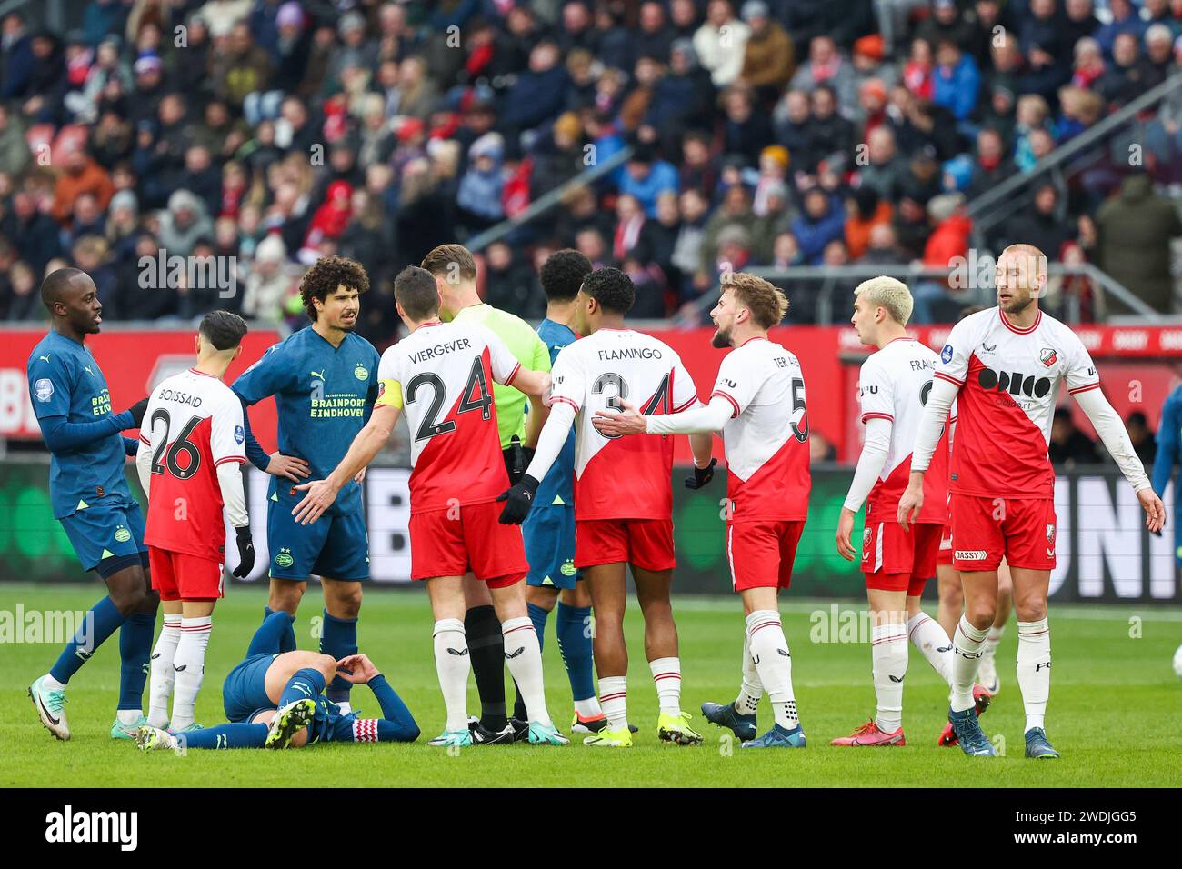 UTRECHT, 21-01-2024, Stadion Galgenwaard, Stadium of FC Utrecht, Dutch ...