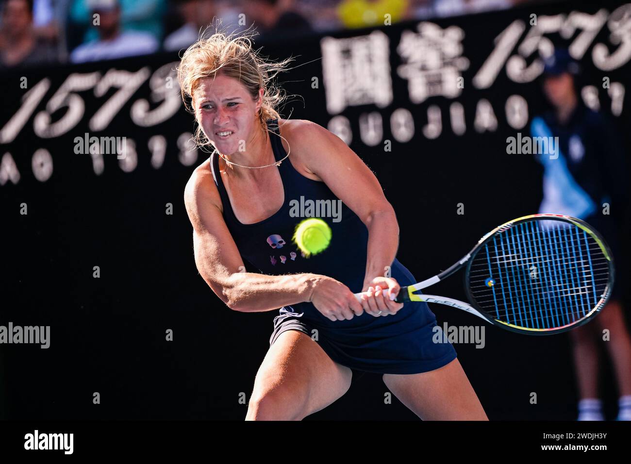 Paris, France. 19th Jan, 2024. Anastasia Vladimirovna Zakharova during the Australian Open AO ...