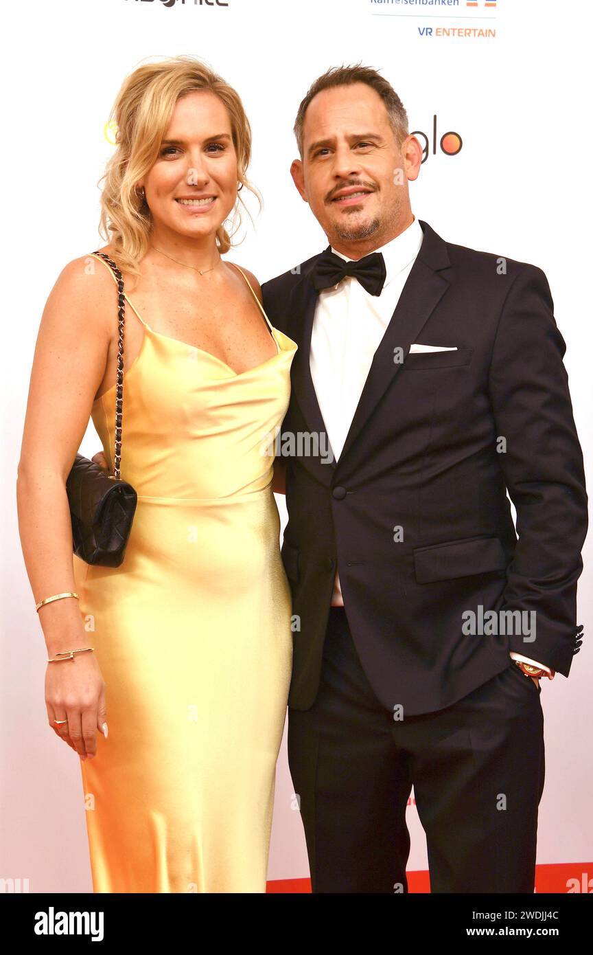 Moritz Bleibtreu mit Ehefrau Saskia Bleibtreu beim 48. Deutschen ...