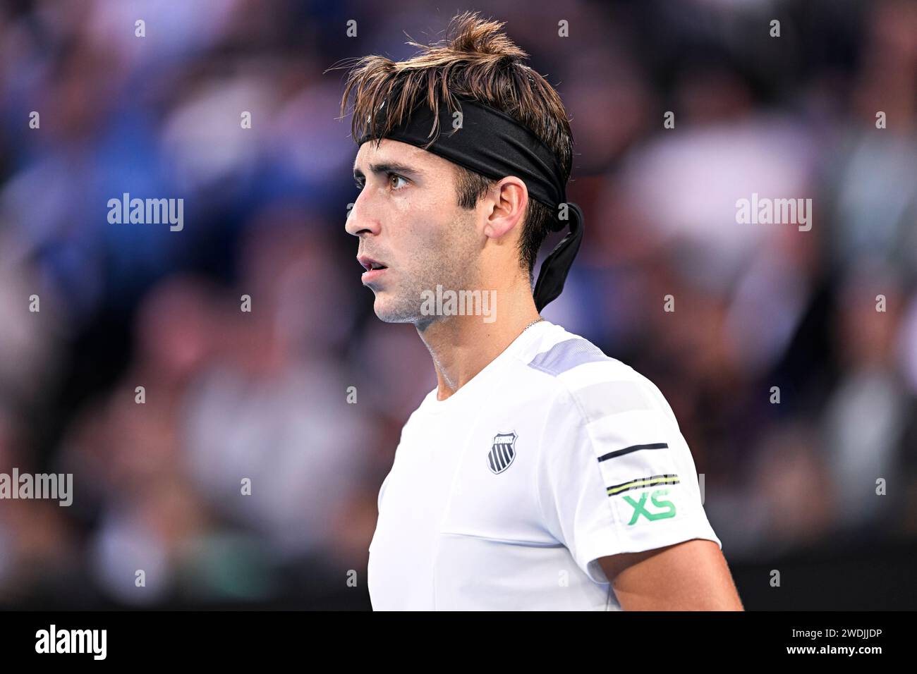 Paris, France. 19th Jan, 2024. Tomas Martin Etcheverry during the ...