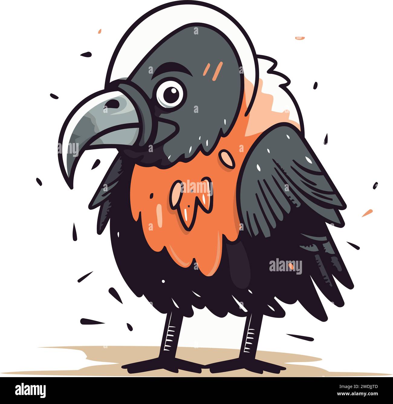 Cartoon vulture Stock Vector Images - Alamy